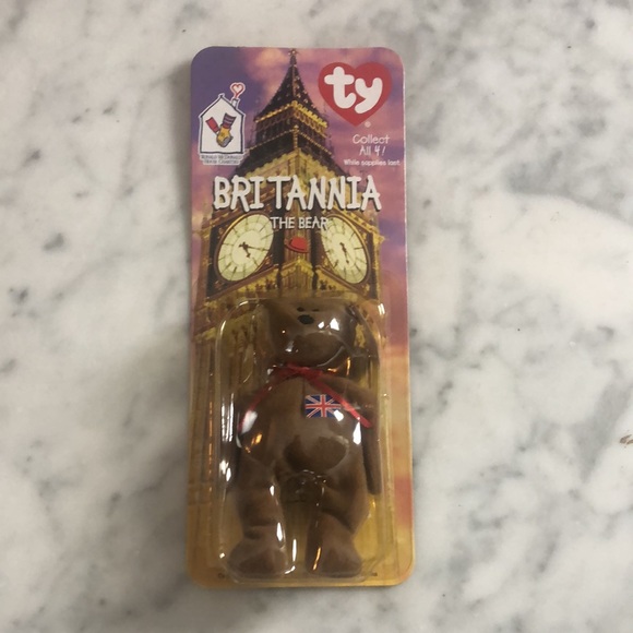 Ty | Toys | Nib Vintage 9s Ty Mcdonalds Mini Beanie Babies Bears Set 4 ...